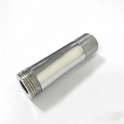 China Aluminum M16x1 Raw CNC Lamp Pipe Fitting 16mm x 55mm for Lighting Connectors for sale