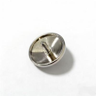 China Chrome Brass Cap with M3x1 Screw 20mm x 10mm for Lighting Fixtures for sale