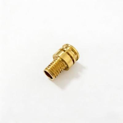China Brass Accessory 10x16mm M9x1 Thread Raw Finish for Lighting Fixtures for sale