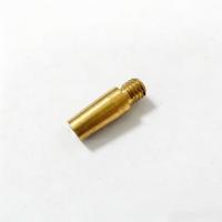 China 6x17 Dimensions M5x1 Thread Raw Brass Accessory for Lighting Fixture Connector for sale