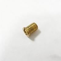 China Solid Brass 12x15mm M10x1 Thread Lighting Fixture Connector Raw Unplated for sale