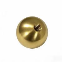China Solid Brass Ball Joint D30mm M10x1 Internal Thread Unfinished for Lighting Fixtures for sale