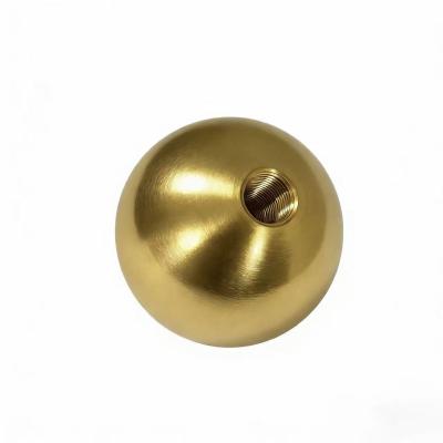 China Solid Brass Ball Joint D30mm M10x1 Internal Thread Unfinished for Lighting Fixtures for sale