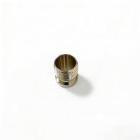 China 15x15mm M13x1 Chrome Plated Brass Lighting Fixture Connector Coupler for sale