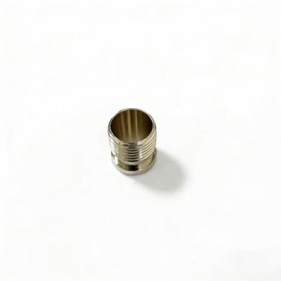 China 15x15mm M13x1 Chrome Plated Brass Lighting Fixture Connector Coupler for sale