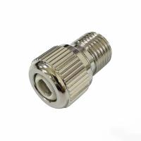 China Brass Lighting Connector 13x20mm M10x1 Thread Chrome Plated Durable Hardware for sale