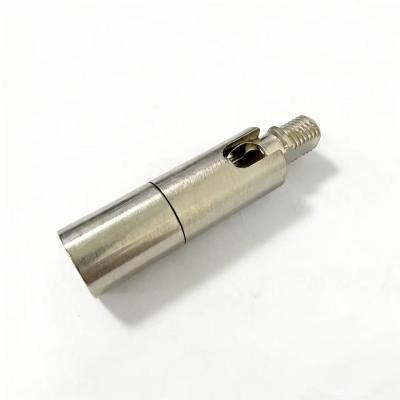 China Nickel Matt Brass Cable Gripper 13x53 M8x1 Precision Engineered Hardware Component for sale