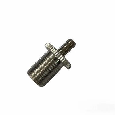 China Chrome Plated Brass Lighting Connector M10x1 Thread 19mm OD 31mm Length for sale