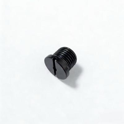 China Brass Lighting Connector 12x10mm M10x1 Internal Thread Black Finish Durable Fitting for sale