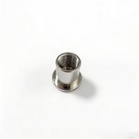 China Chrome Plated Brass Lighting Connector M10x1 Thread 16mm OD 15mm Length for sale