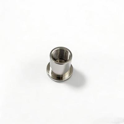 China Chrome Plated Brass Lighting Connector M10x1 Thread 16mm OD 15mm Length for sale