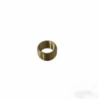China Brass Threaded Tube 13mm x 7mm Fully Threaded Raw Brass for Lighting Fixture Connection for sale