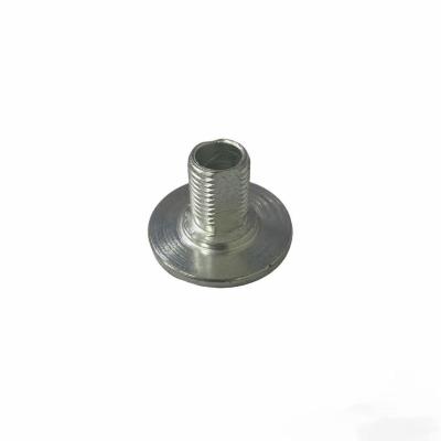China 25x17mm Raw CNC Aluminum M10x1 Thread Connector for Lighting Fixtures for sale