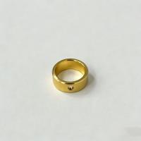 China Solid Brass Ring 17mm OD x 7mm Length Raw Finish for Lighting Fixture Connector for sale