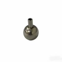China Brass Accessory 14x20mm Chrome Plated Corrosion Resistant Lighting Fixture Connector for sale