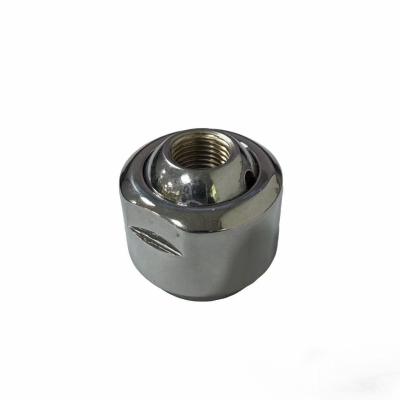 China Chrome Plated Brass Lighting Accessory 32mm OD 24mm Length M10x1 Thread for sale