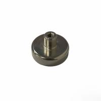 China 25x15mm Iron Plated Copper Alloy Connector with Integrated Magnet for Lighting Fixtures for sale