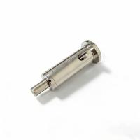 China 15x42mm Chrome Plated Brass Cable Blocker Corrosion Resistant Cable Gripper for Lighting Fixtures for sale