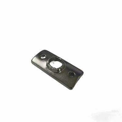 China Chrome Plated Iron Sheet 29x13x6mm for Lighting Fixture Hardware Connector for sale