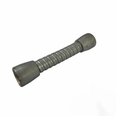 China Brass Flexible Tube 12mm x 59mm Gray Finish High Flexibility for Lighting Fixtures for sale