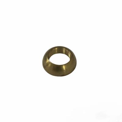 China Raw Brass Accessory 15x4mm M10x1 Thread for Lighting Fixtures for sale