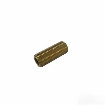 China Solid Brass Threaded Tube M10x1 14mm Precision Lighting Fixture Fitting for sale