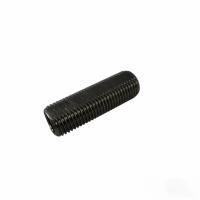 China Brass Threaded Tube M10x1x30mm Black Zinc Plated Corrosion Resistant for Lighting Fixtures for sale