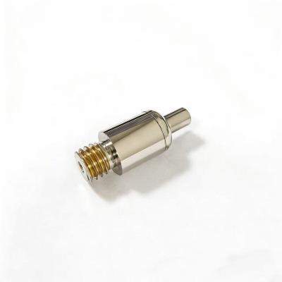 China Chrome Plated Brass Lighting Connector M8x1 Thread 11x30mm for Fixture Assembly for sale