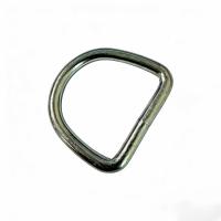 China Iron D Shaped Snap D Ring Connector 30mm Length Zinc Plated for Lighting Fixtures for sale