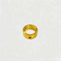China 14mm x 6mm Solid Brass Ring Raw Finish Corrosion Resistant Lighting Fixture Parts for sale