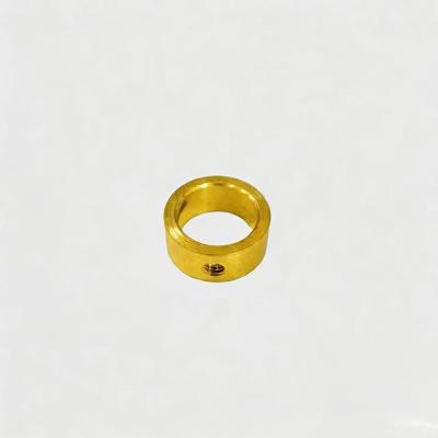 China 14mm x 6mm Solid Brass Ring Raw Finish Corrosion Resistant Lighting Fixture Parts for sale