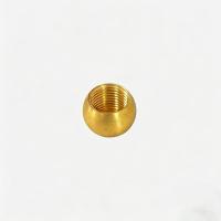 China Raw Brass Ball Joint 14mm M10x1 Corrosion Resistant Connector for Lighting Hardware for sale