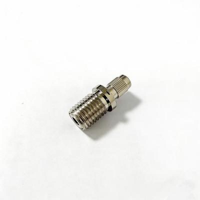 China Chrome Finish Brass Lighting Accessories M9x1 Thread 9mm x 21mm for sale