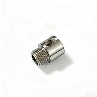 China Nickel Matt Finish Brass Accessory M10x1 Thread 13x17mm for Lighting Fixtures for sale