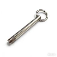 China Brass Lighting Fixture Connector 30x104mm M10x1 Thread Chrome Finish for sale