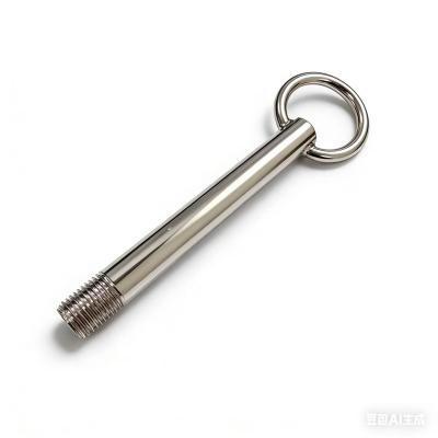 China Brass Lighting Fixture Connector 30x104mm M10x1 Thread Chrome Finish for sale