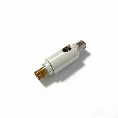 China White Electroplated Brass Accessory M9x1 Thread 13x46 Dimensions for sale