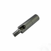 China 13x52mm M9x1 Thread Brass Lighting Fixture Connector Zinc Plated Finish for sale