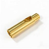 China Raw Brass Lighting Connector M10x1 Thread 16mm x 60mm Corrosion Resistant for sale