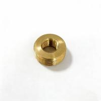 China Brass Double Threaded Nipple Tube M20 M10 8mm Length Precision Machined Fitting for sale