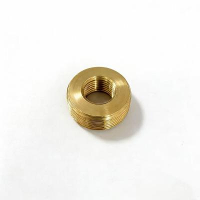 China Brass Double Threaded Nipple Tube M20 M10 8mm Length Precision Machined Fitting for sale