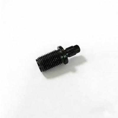 China Black Brass Lighting Connector M10x1 Thread 12x27mm Corrosion Resistant Fixture Accessory for sale