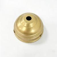 China Solid Brass Cap D71x41 for Lighting Fixtures Raw Unfinished Corrosion Resistant for sale