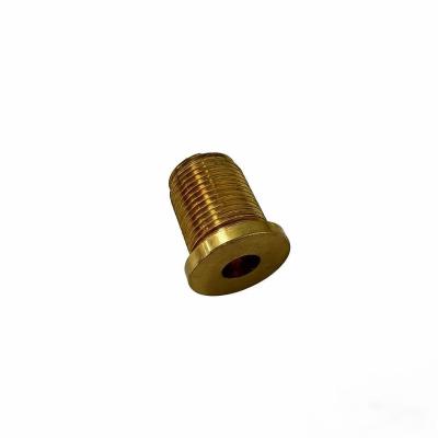 China Raw Brass Threaded Nipple 16x19 M13x1 For Lighting Hardware Assemblies for sale