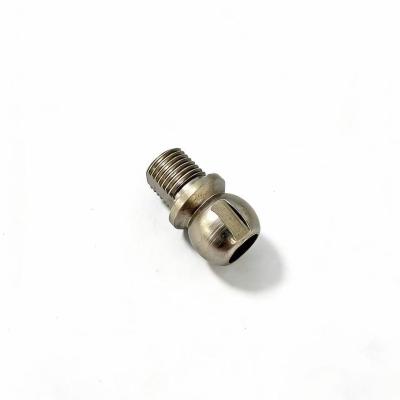 China Nickel Matt Brass Lighting Accessory M10x1 Thread 13mm OD 23mm Length for sale