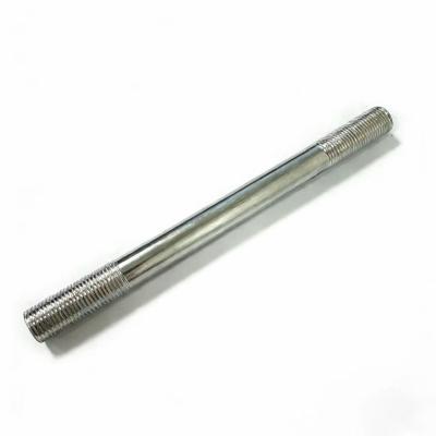 China Double Ended M10x1 Threaded Brass Tube 10x122 mm Zinc Plating Anti Corrosive for sale