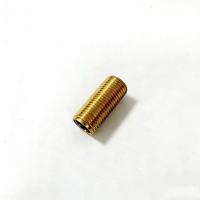 China M10x1 M8x1 Brass Threaded Nipple 22mm Unplated Lighting Connector for sale