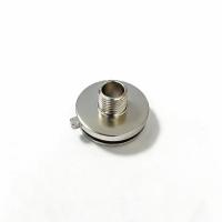China Raw Aluminum CNC Parts 28x15mm M10x1 Internal Thread Lighting Hardware for sale
