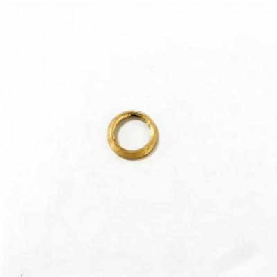 China Solid Brass Ring 13mm OD x 2mm Length for Lighting Fixtures Corrosion Resistant Connector for sale