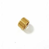 China Brass Double Thread Nipple Tube M16x1 M13x1 10mm Length for Lighting Fixtures for sale